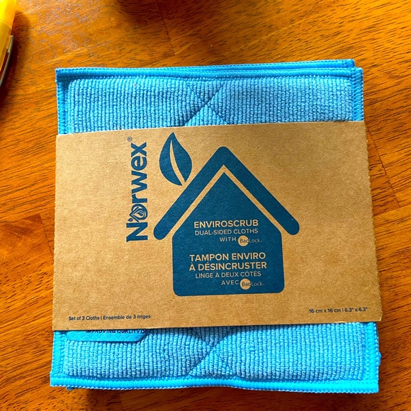 Norwex | Other | New Norwex Enviroscrub 3 Pack Each 2 Sided Cloth Is 63 ...